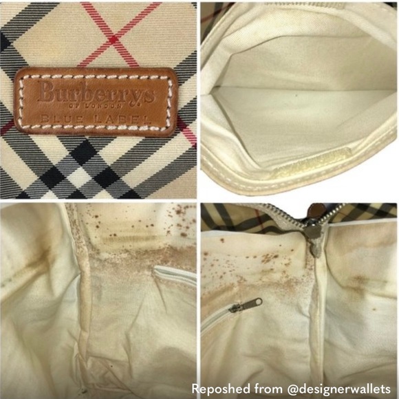 Burberry | Bags | Vintage Burberrys Blue Label Tote Bag | Poshmark